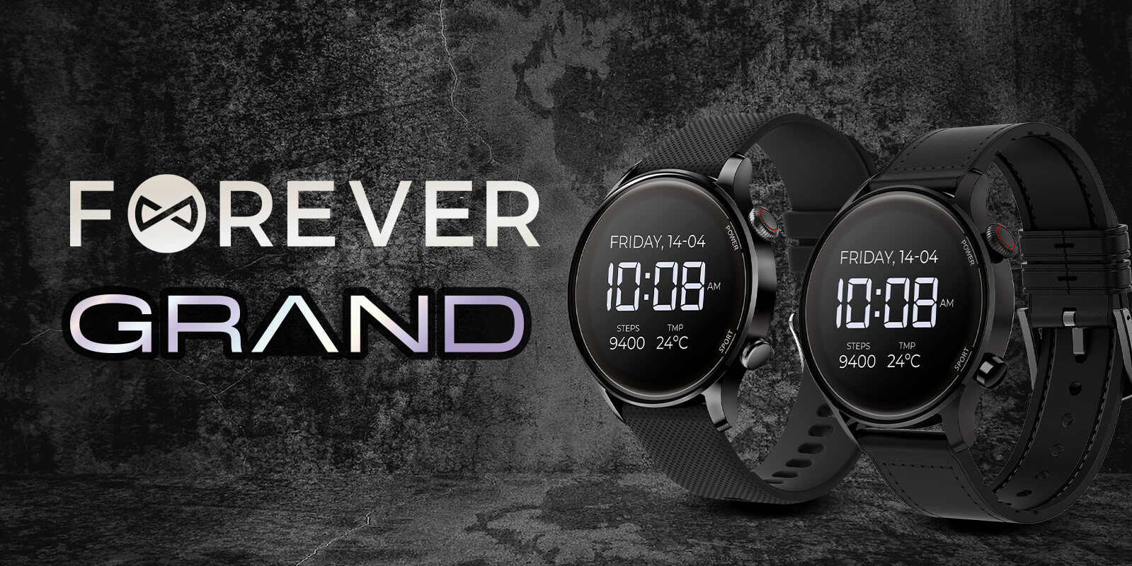 SW-700 SmartWatch P/ Android iOS Preto FOREVER | Viptrónica