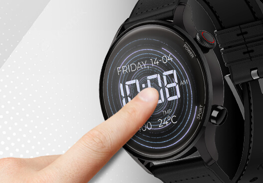 SW-700 SmartWatch P/ Android iOS Preto FOREVER | Viptrónica